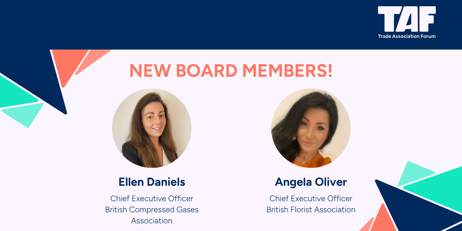 New TAF Board Members Elected